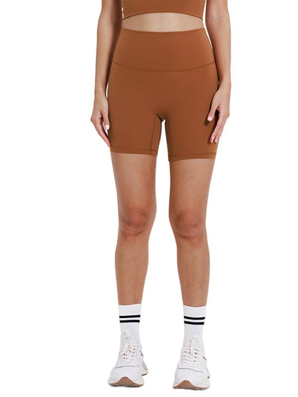 LINK-1 05/2024 Spring/Summer new T-line free solid color yoga shorts t – FOUREGG